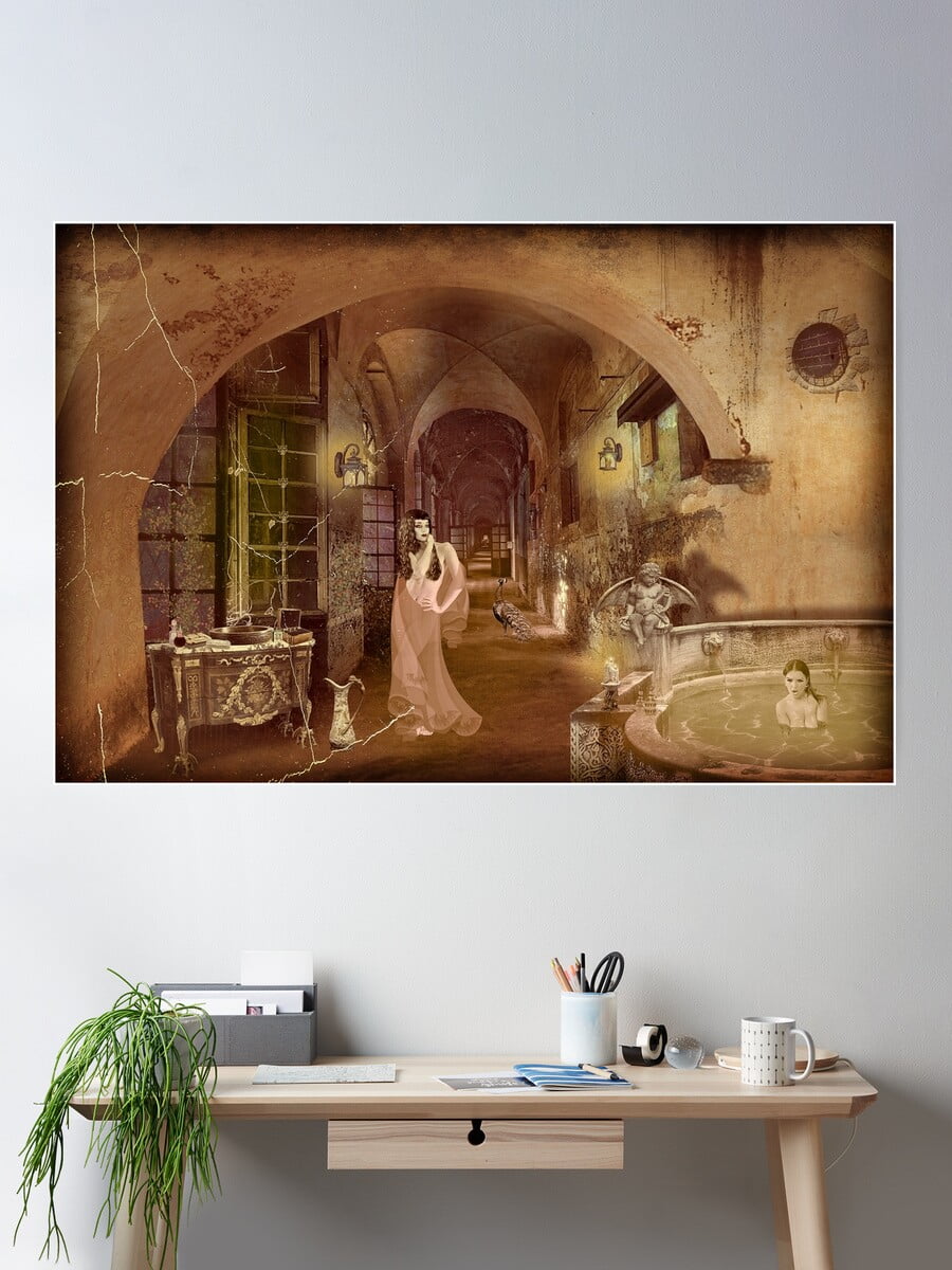 Blood Bath (Rusty Edition) Poster Wall Art, Modern Wall Decor For ...