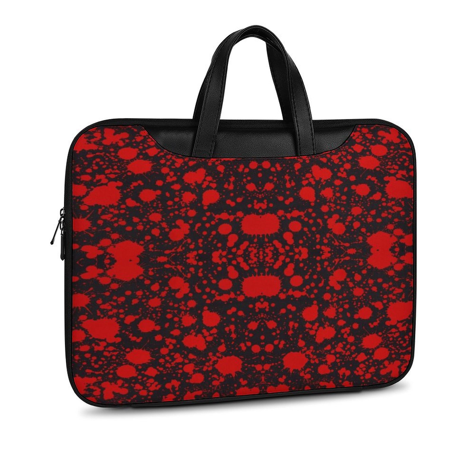 Blood Black And Red Horror PU Leather Laptop Bag Women Man Office ...