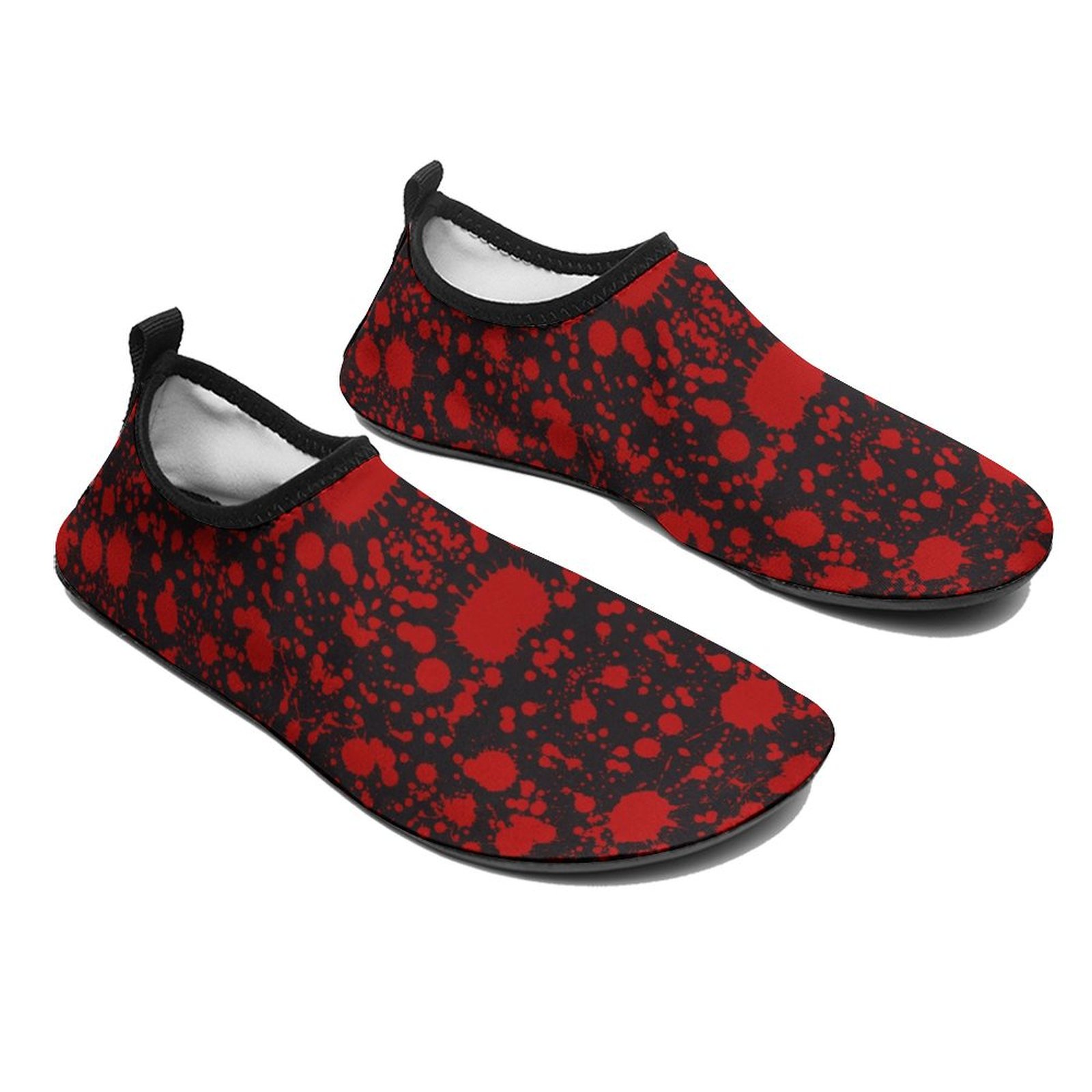 Blood Black And Red Horror Water Shoes Beach Slip-on Shoes for Men ...