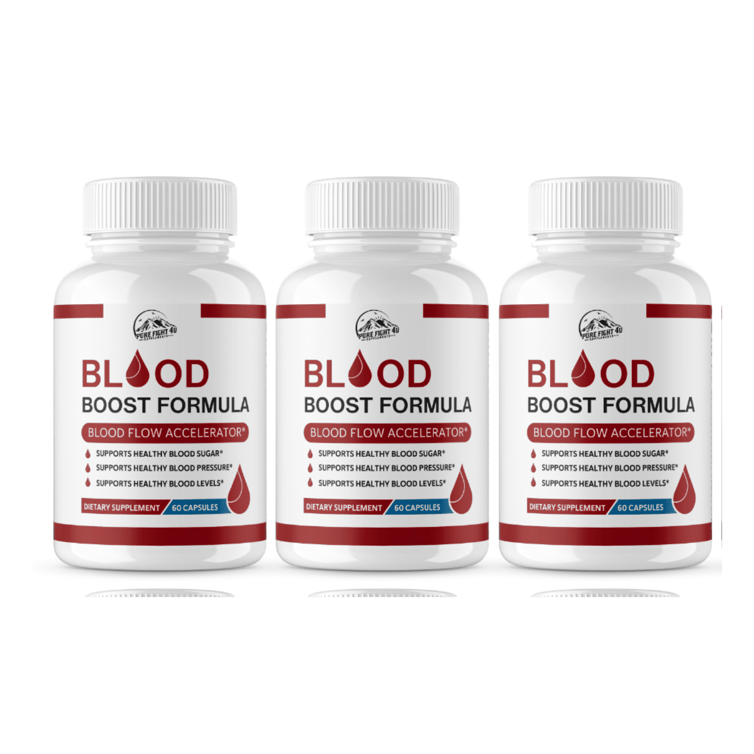 Blood Boost Formula Blood Flow Accelerator 10 Bottles 600 Capsules ...