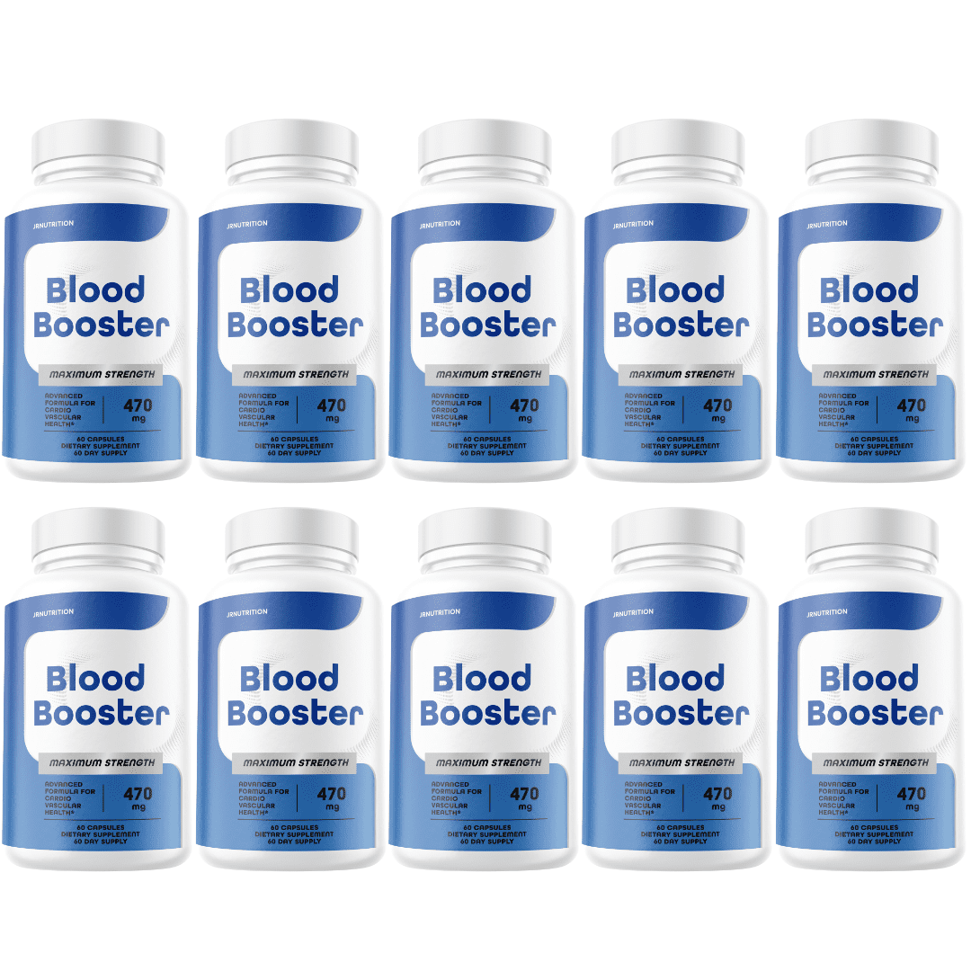 Blood Booster Capsules Blood Booster Maximum Strength - 10 Bottles ...