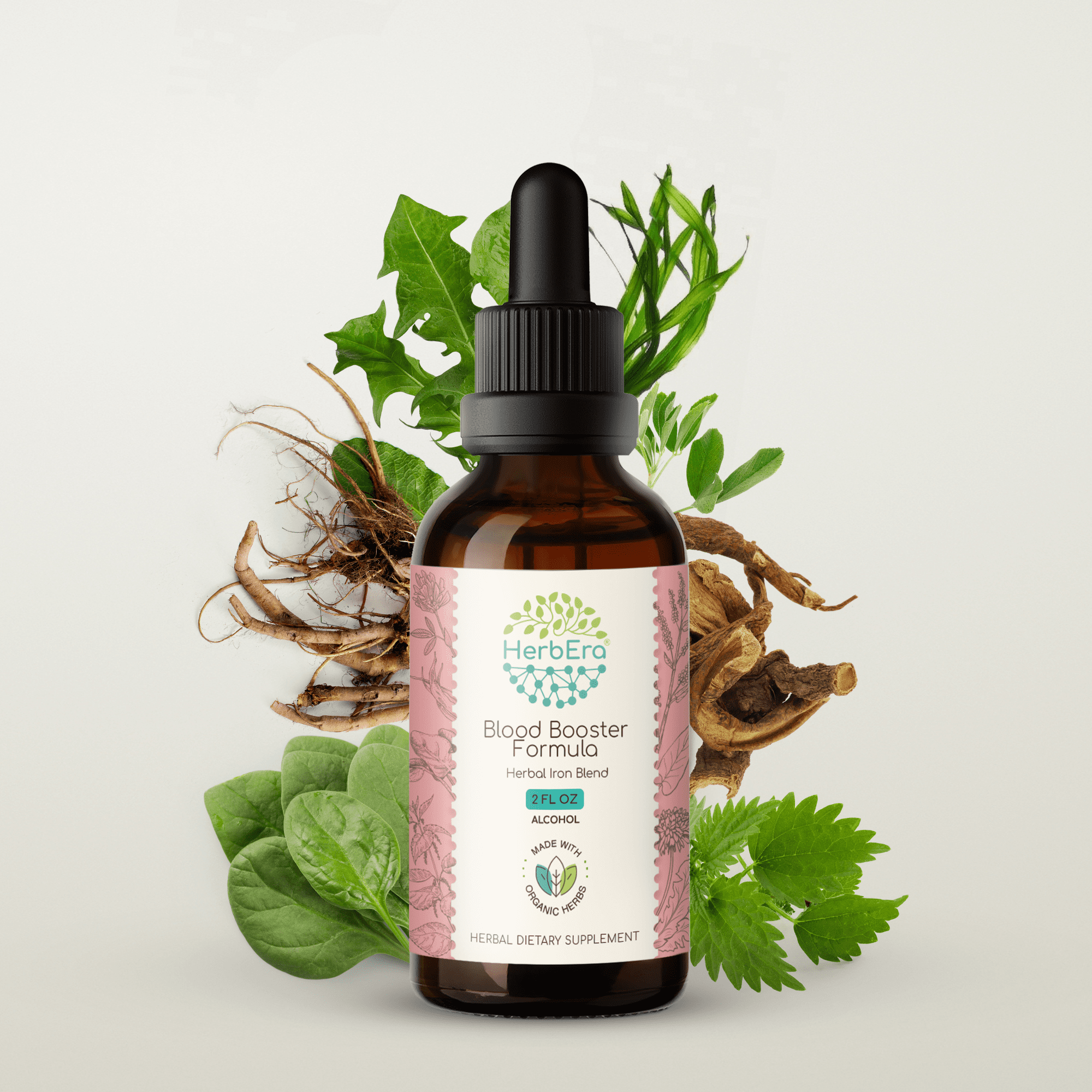 Blood Booster Formula Alcohol Extract Tincture. Herbal Iron Blend 2 oz ...