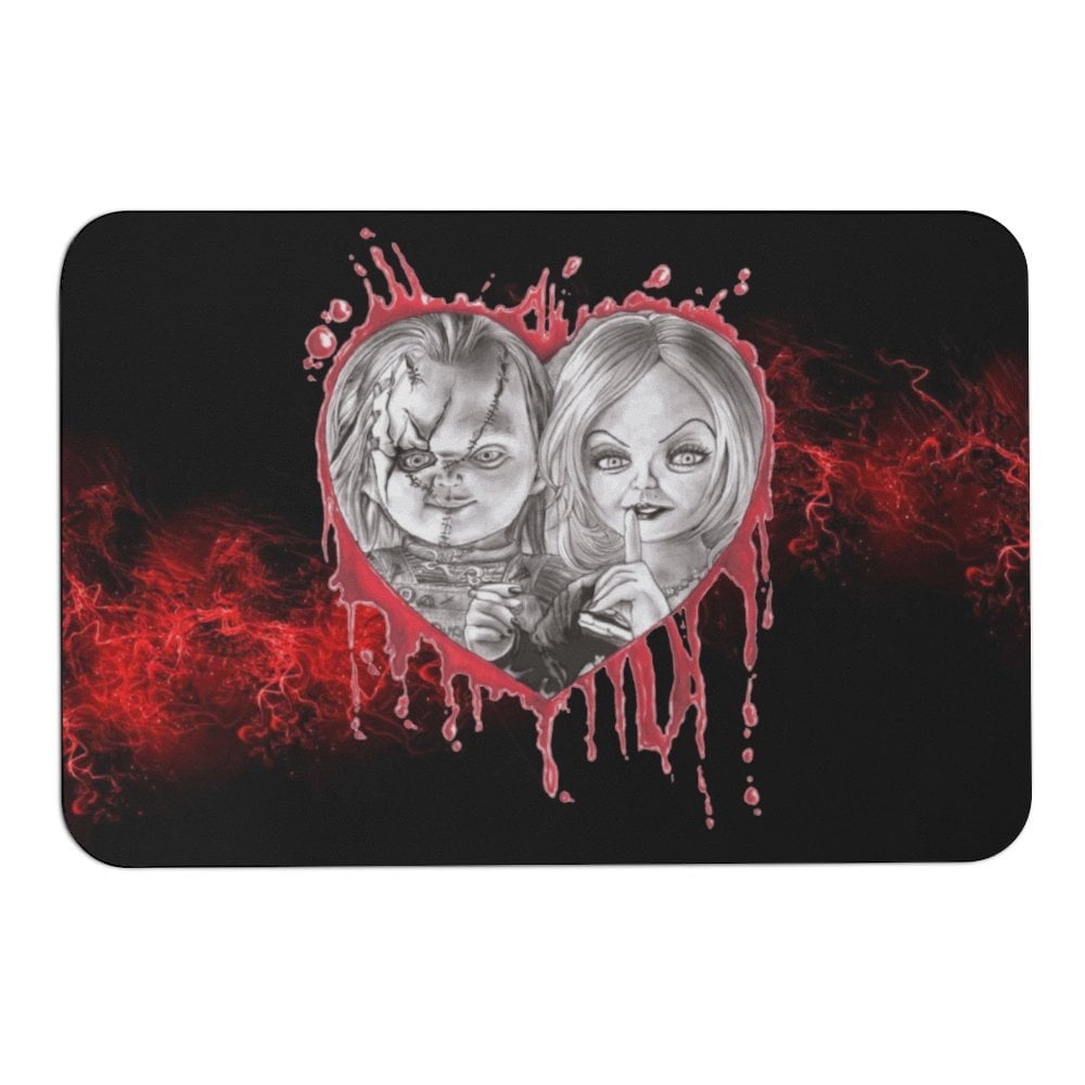 Blood Bride Of Chucky Diatom Mud Mat Non Slip Soft Floor Rugs Doormat ...