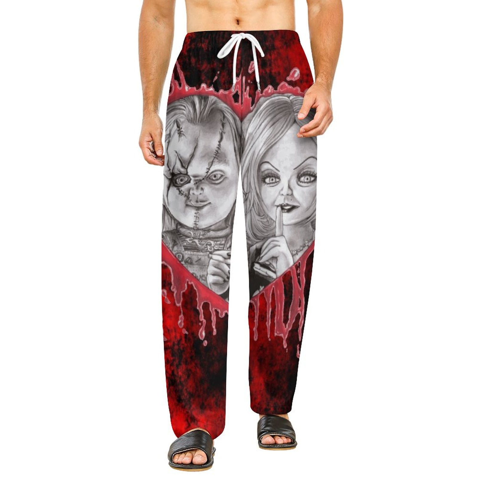 Blood Bride Of Chucky Unisex Pajama Pants Bottoms Daily Cozy Soft ...