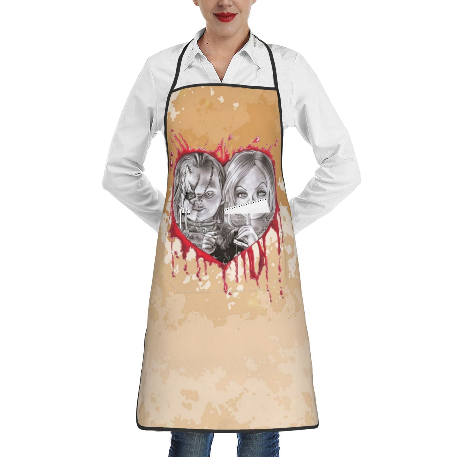 Blood Bride Of Chucky Waterproof Apron Home Decor Kitchen Fashion Apron ...