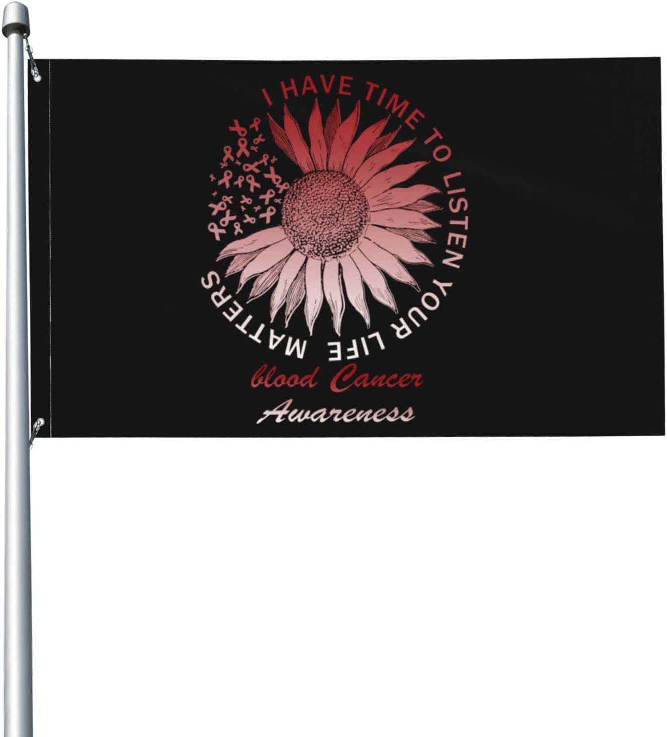 Blood Cancer Awareness Flag 3x5 Ft Banner Poster Decorative Backdrop ...
