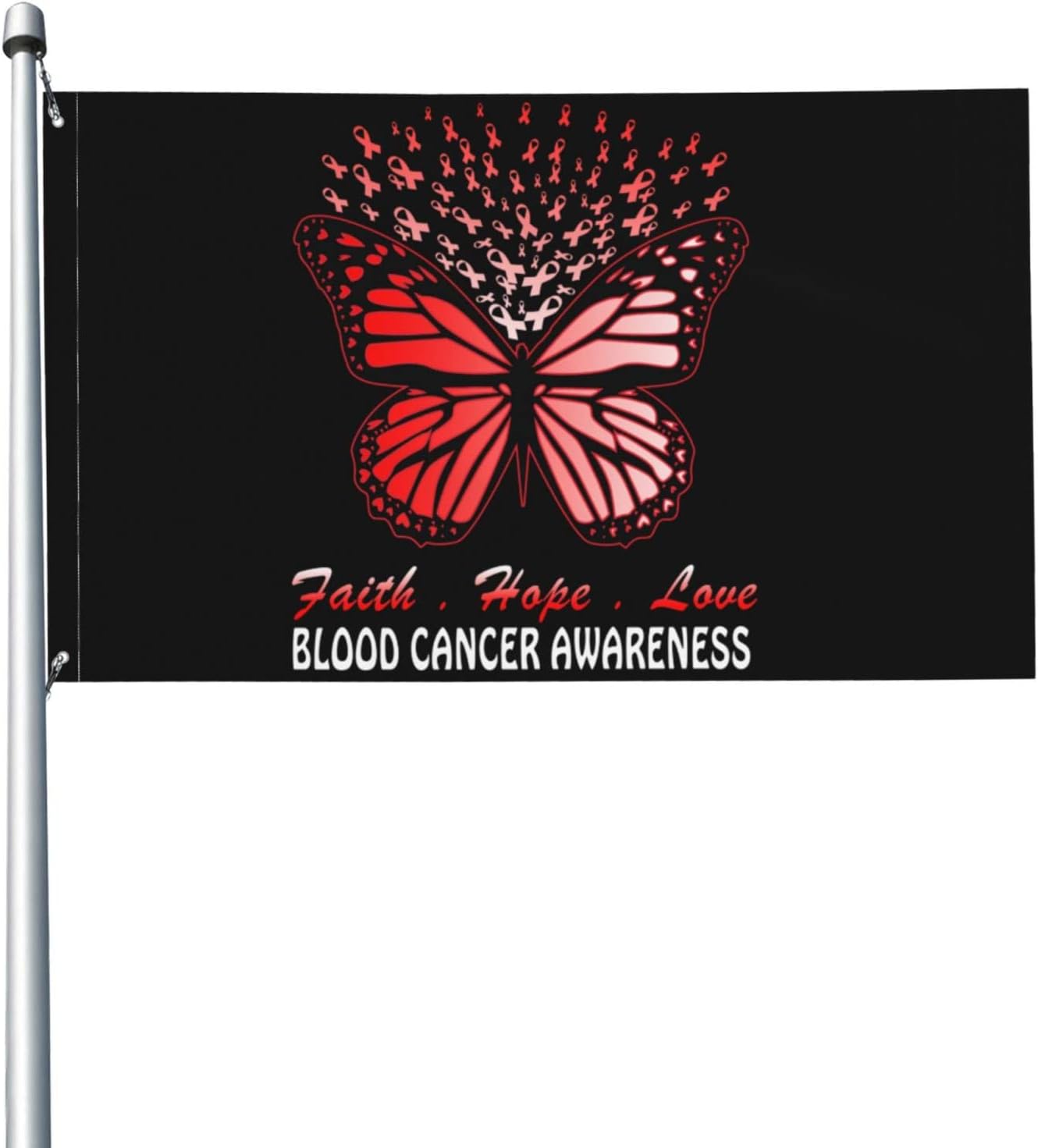 Blood Cancer Awareness Flag 3x5 Ft Banner Poster Decorative Backdrop ...