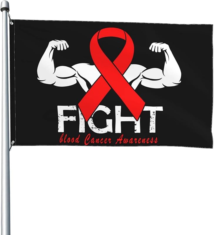 Blood Cancer Awareness Flags 4x6 Ft Banner Patio Lawn & Garden Outdoor ...