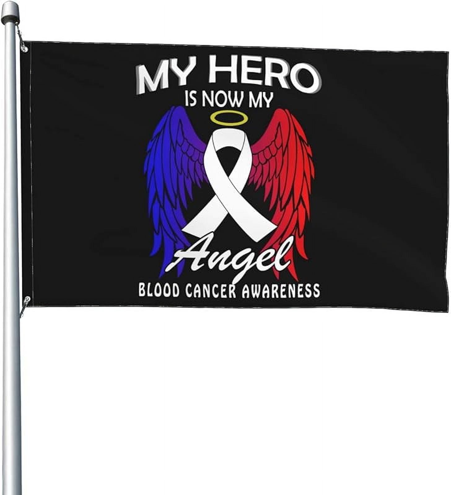 Blood Cancer Awareness Flags 4x6 Ft Banner Patio Lawn & Garden Outdoor ...