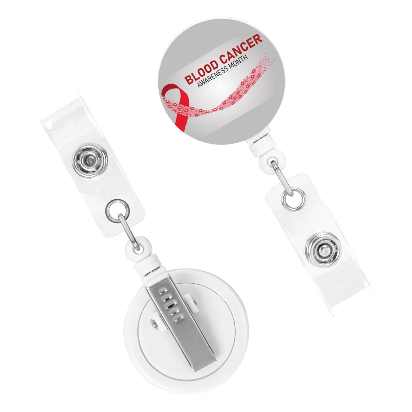 Blood Cancer Awareness Month Badge Reel Retractable Badge Clip Id Card ...