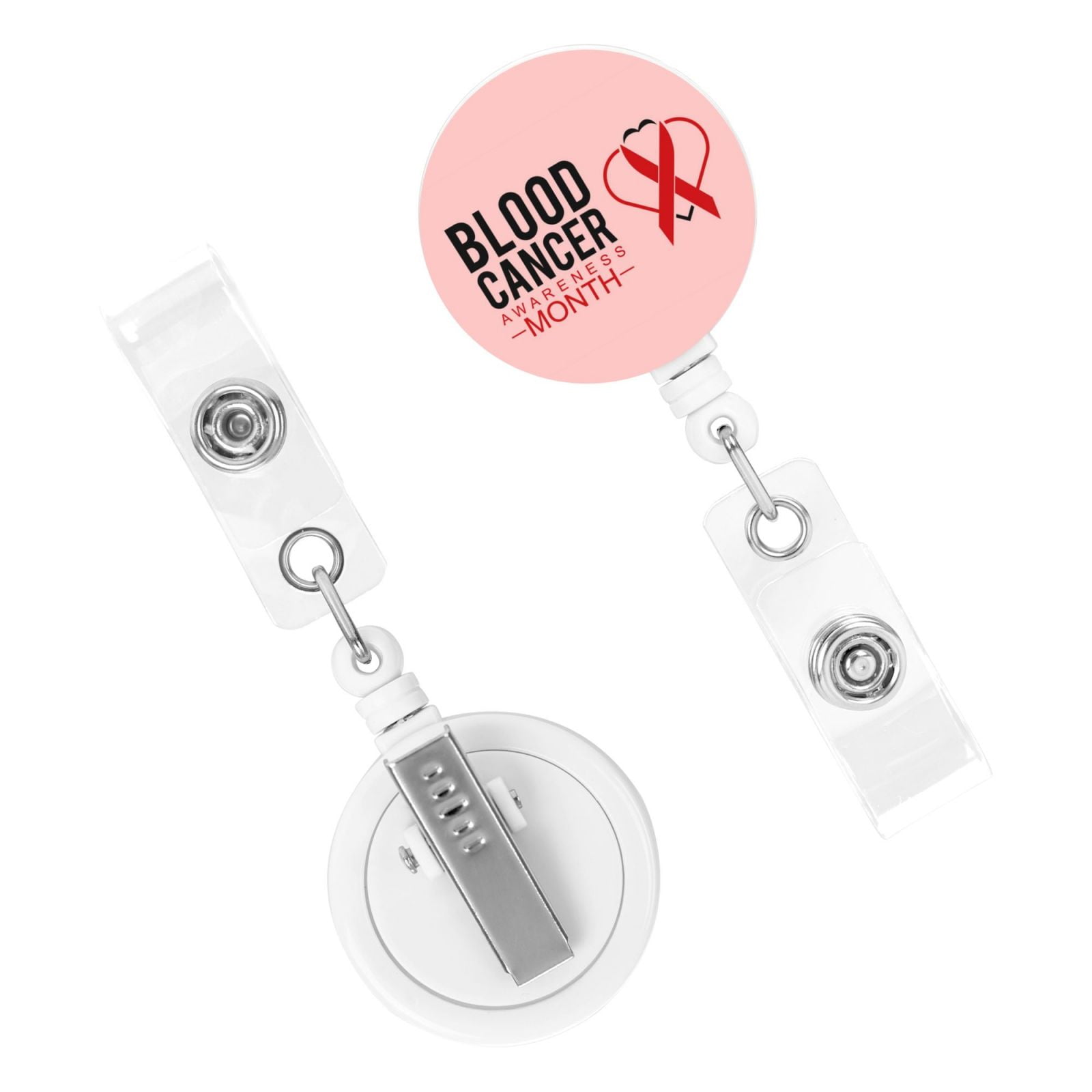 Blood Cancer Awareness Month Badge Reel Retractable Badge Clip Id Card ...