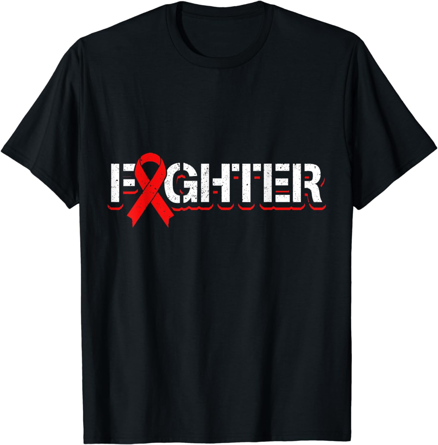 Blood Cancer Awareness Month Red Ribbon T-Shirt - Walmart.com