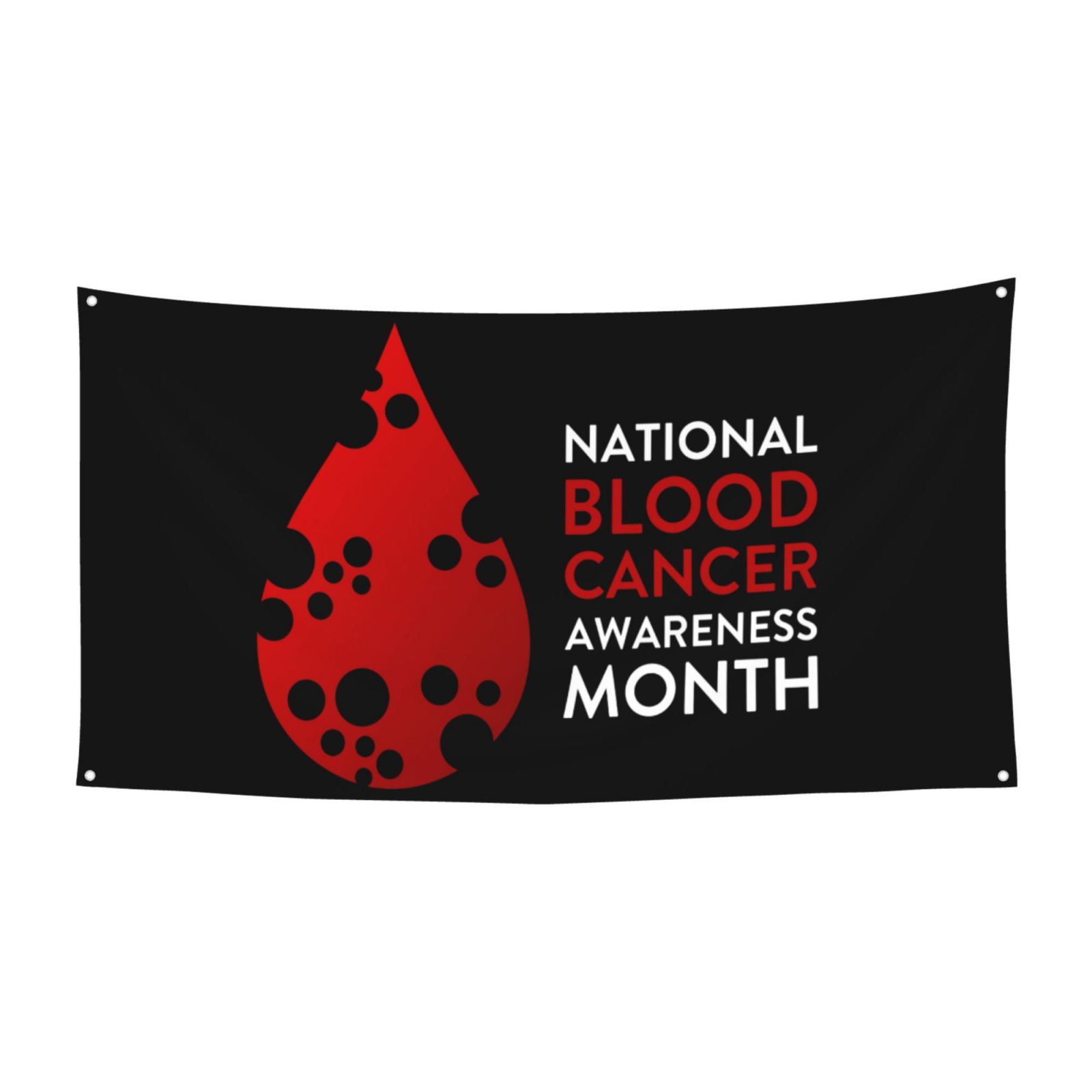 Blood Cancer Awareness Month in September We Wear Red Banner Backdrop ...