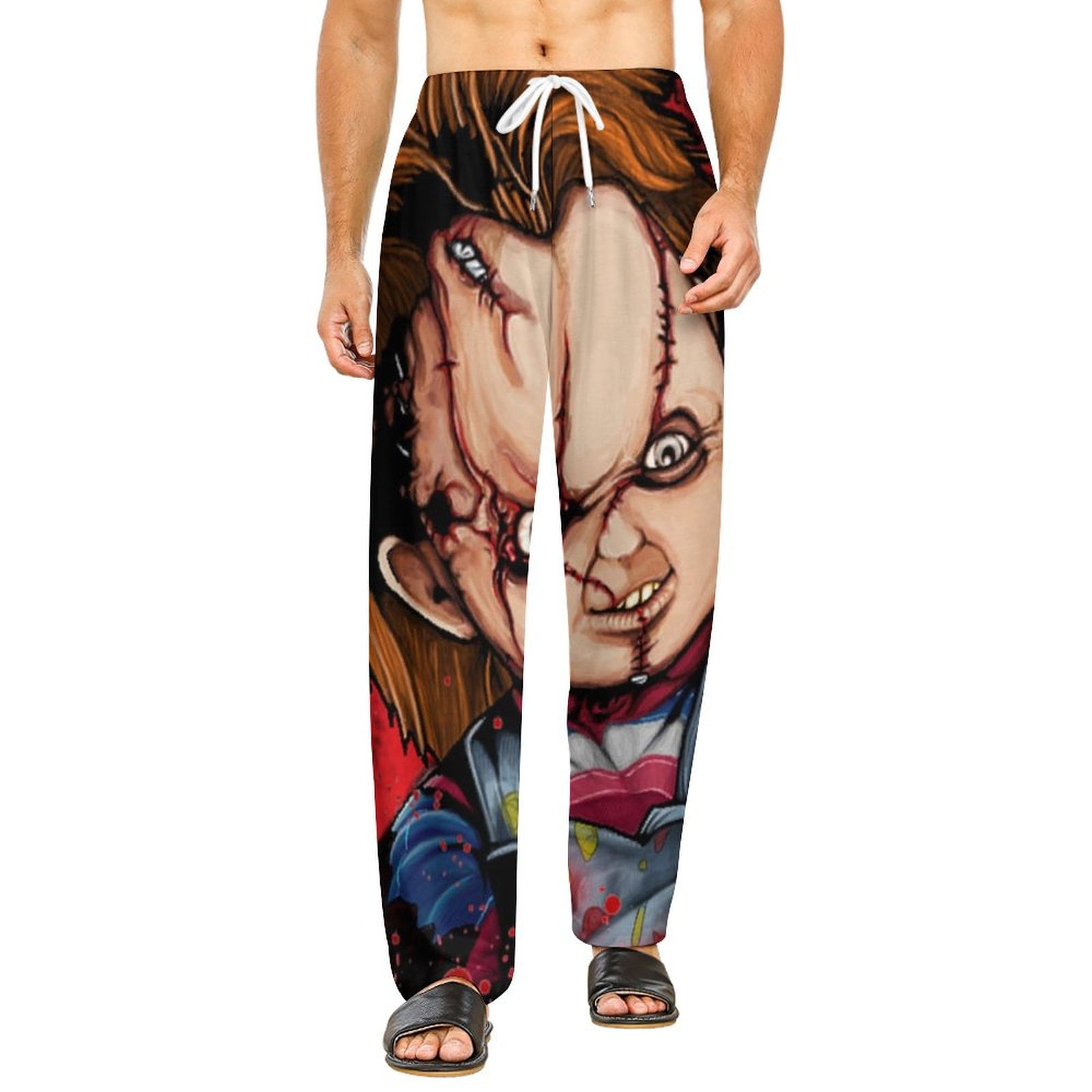 Blood Chucky Film Unisex Pajama Pants Bottoms Daily Cozy Soft Lounge ...