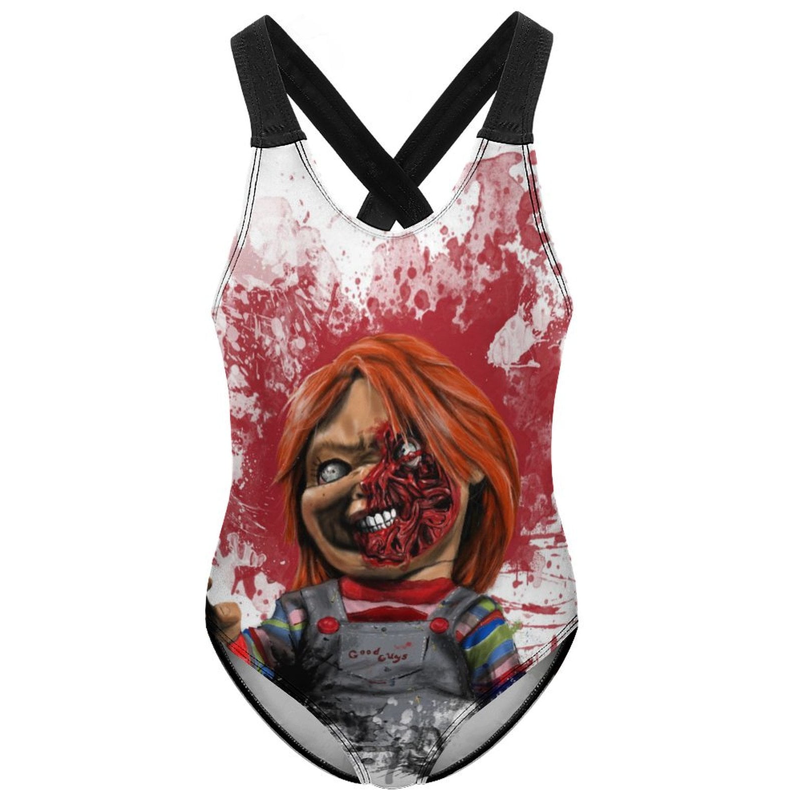 Blood Chucky Girl's One-piece Swimsuit Summer Children's Beach Swimwear ...