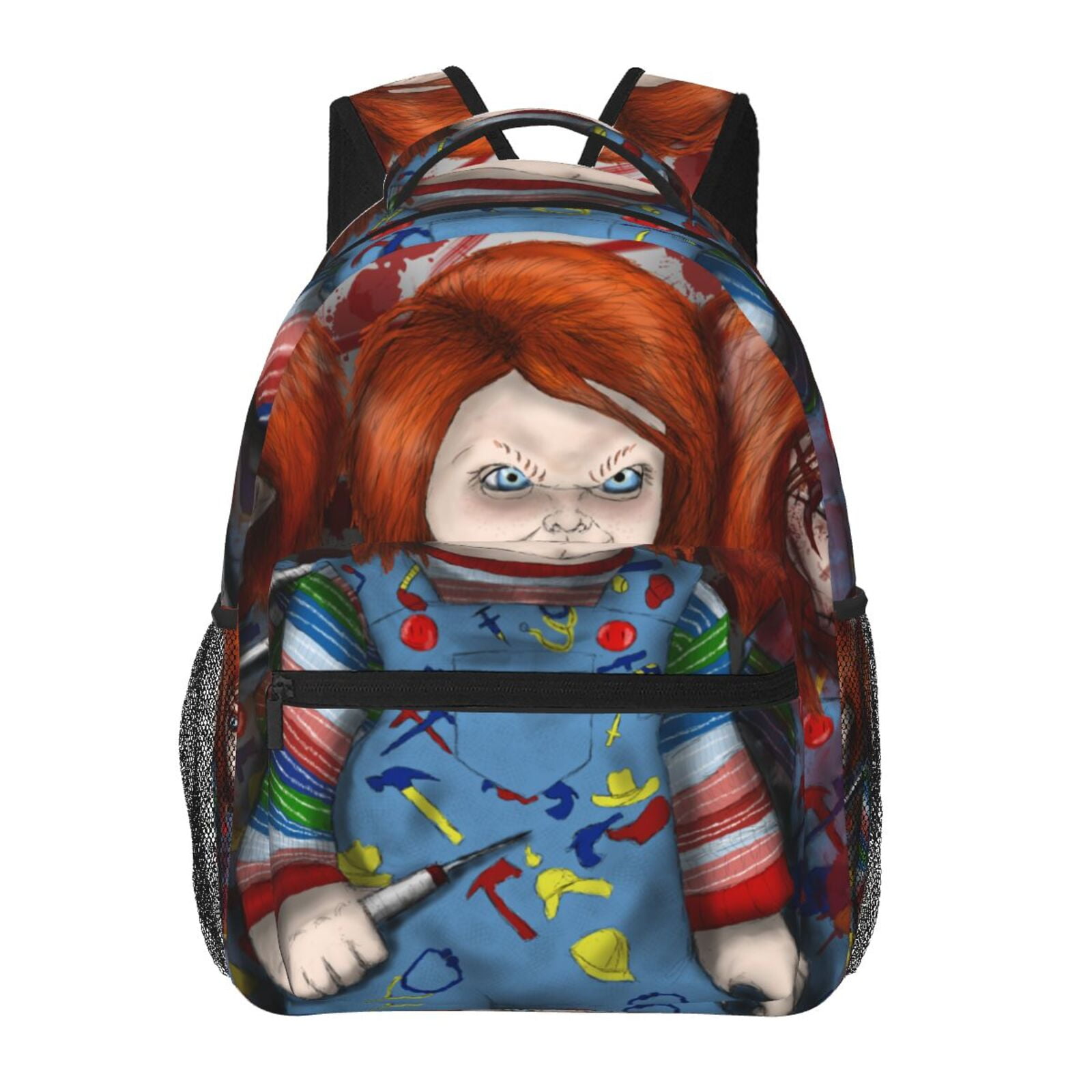 Blood Chucky Horror School Bag Laptop Backpack Unisex Daypack ...