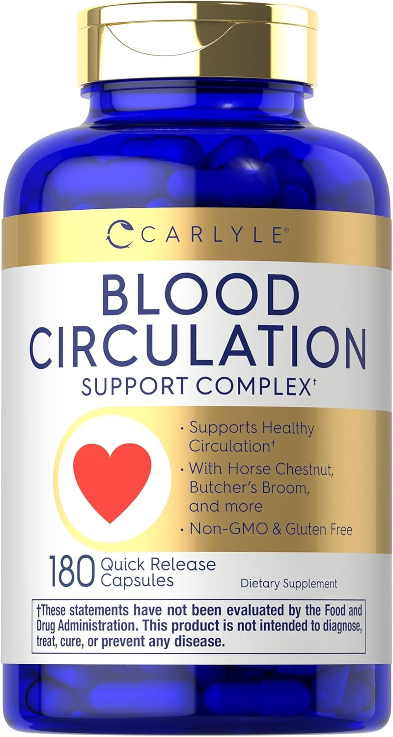 Carlyle Blood Circulation Health Support System | 180 Capsules ...