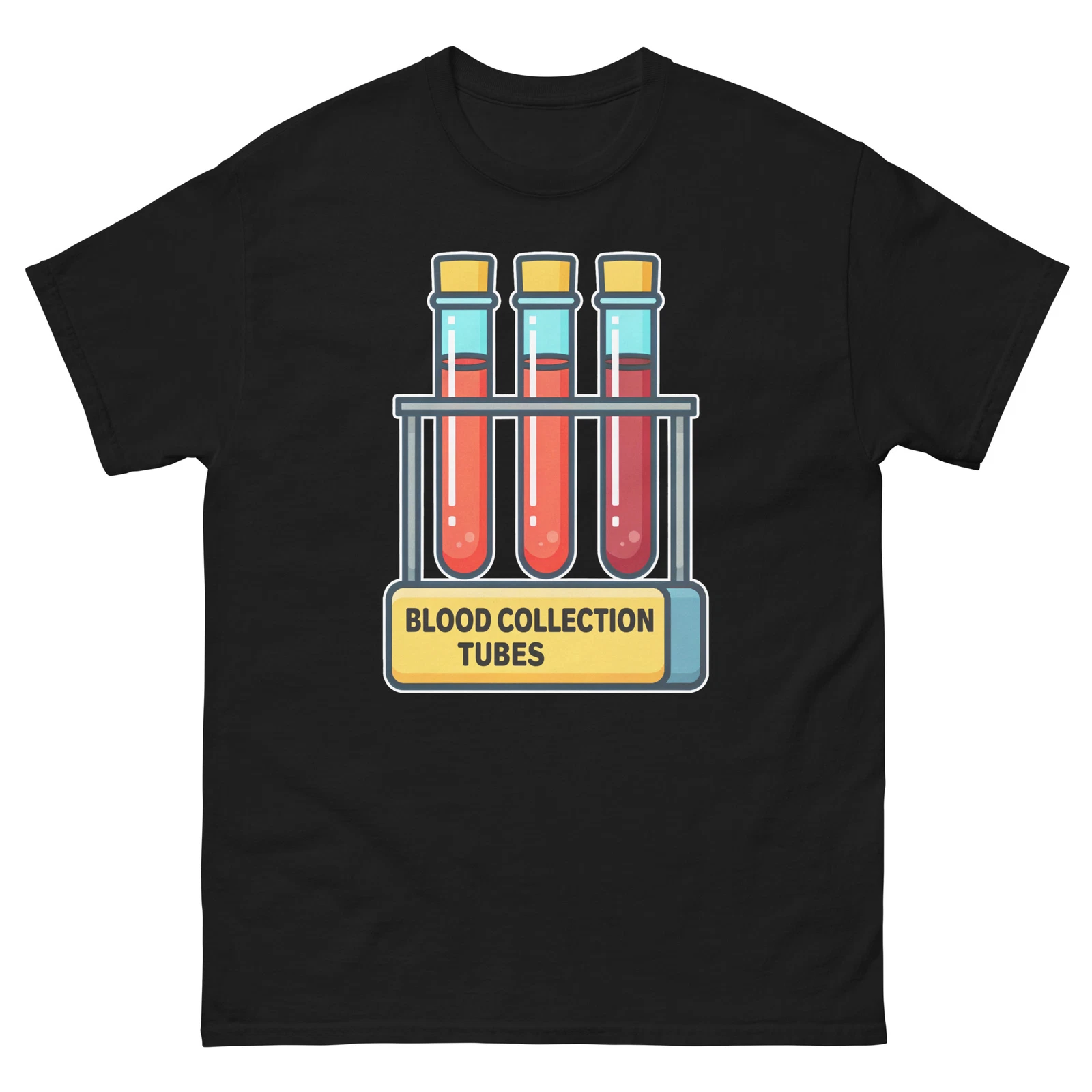 Blood Collection Tubes Hospital Health Medical Safety T-Shirt - Walmart.com