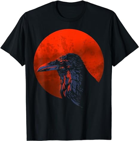 Blood Crow shadows bird T-Shirt - Walmart.com