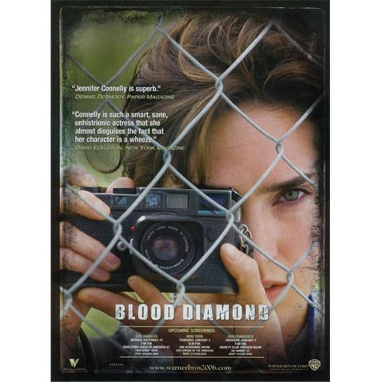 Blood Diamond Movie Poster - 11 x 17 in. - Walmart.com