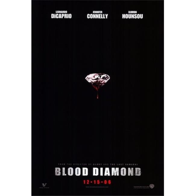 Blood Diamond Movie Poster - 11 x 17 in. - Walmart.com