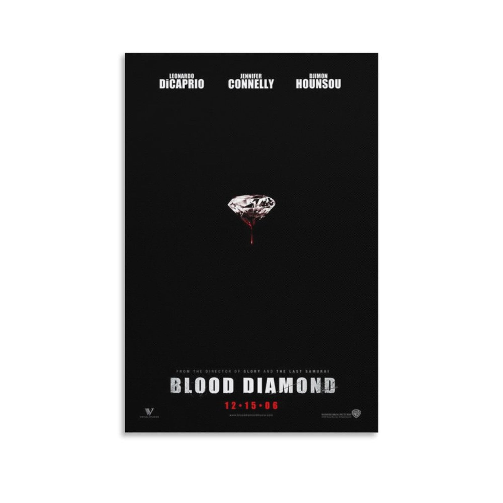 Blood Diamond Movie Poster Gifts Canvas Painting Poster Wall Art ...