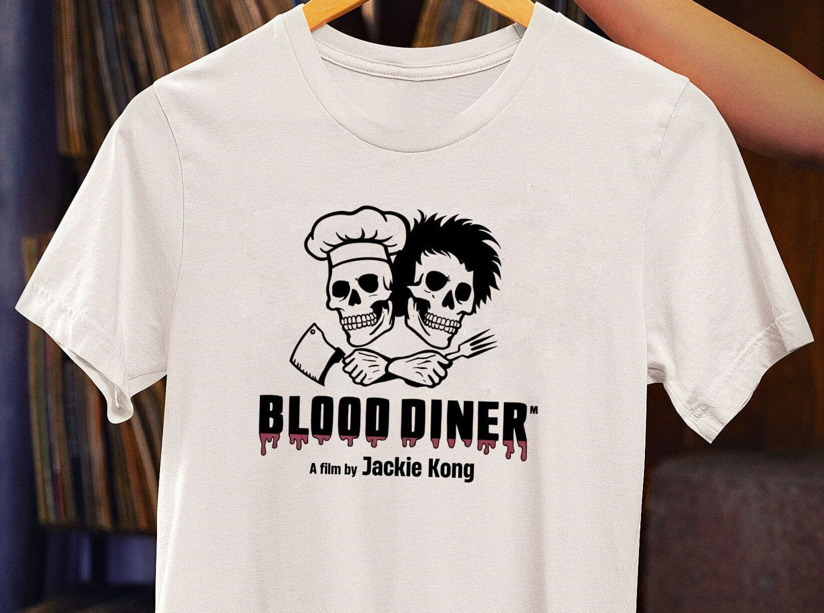 Blood Diner T-Shirt - 80s Horror Comedy Movie Tee - Cult Classic Film ...