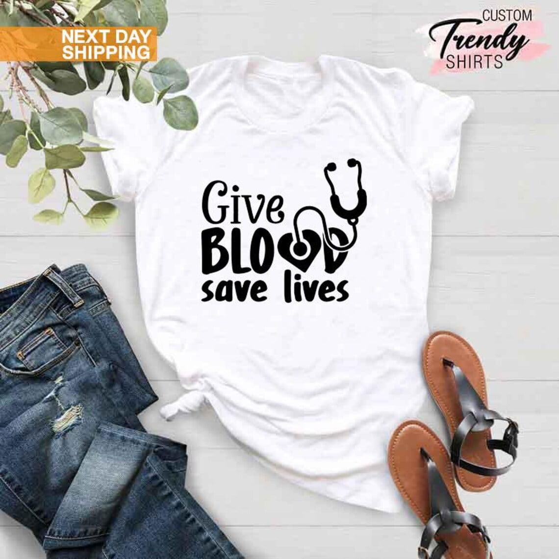 Blood Donation Awareness Shirt, Give Blood Save Lives Shirt, Blood ...