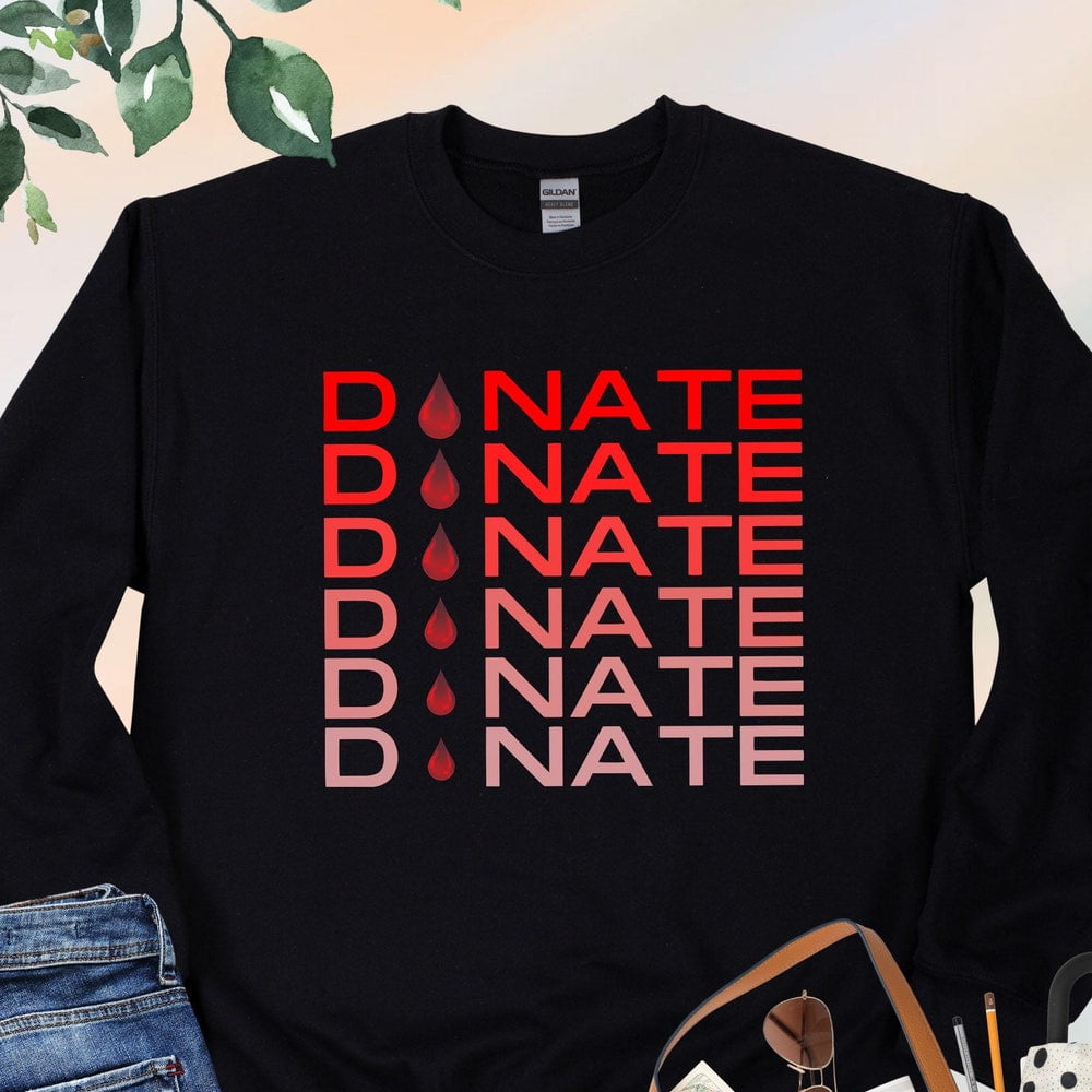 Blood Donation Shirt, Donate Shirt, Blood Donor Awareness, Blood ...