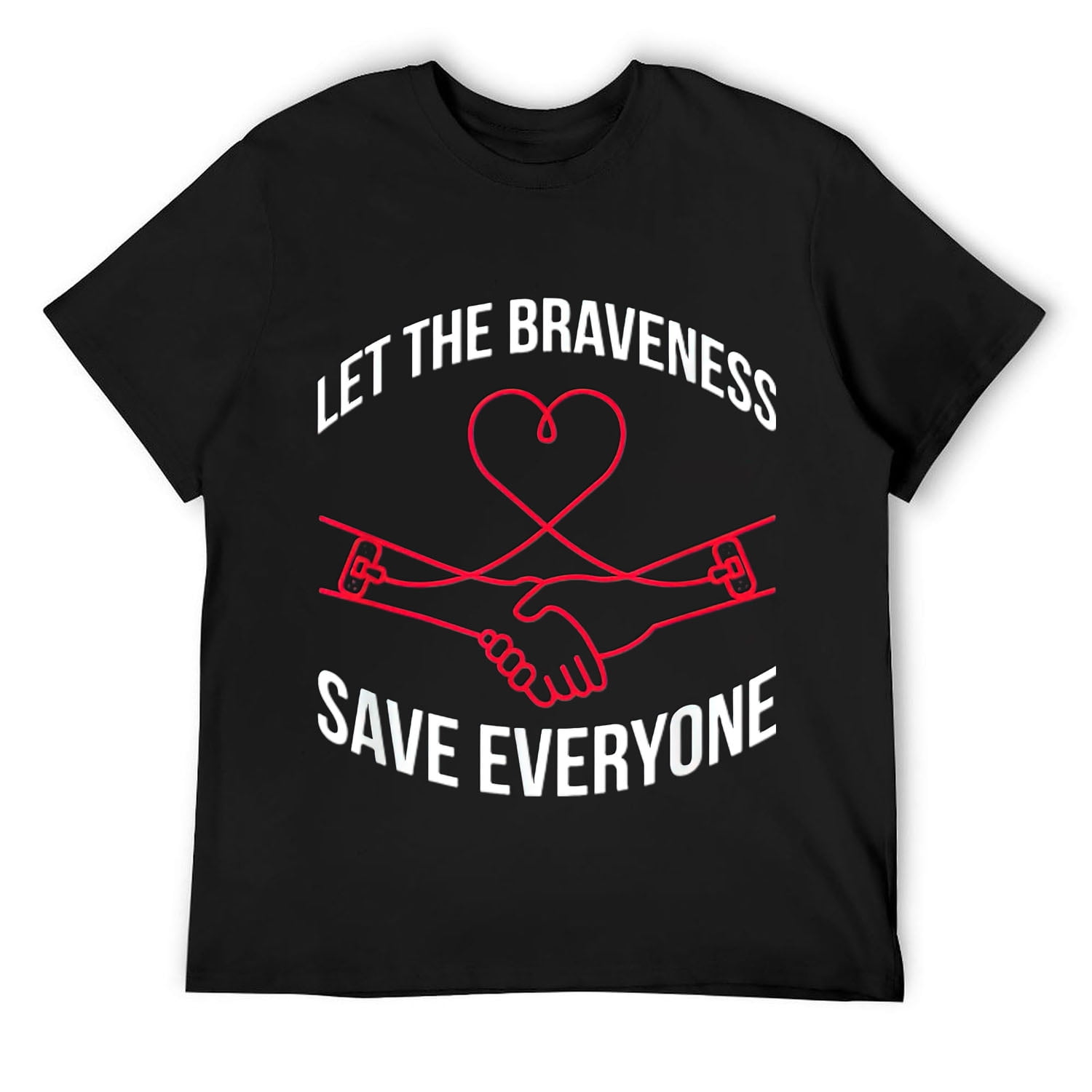 Blood Donor Let The Braveness Save Everyone Blood Donation Mens T-Shirt ...