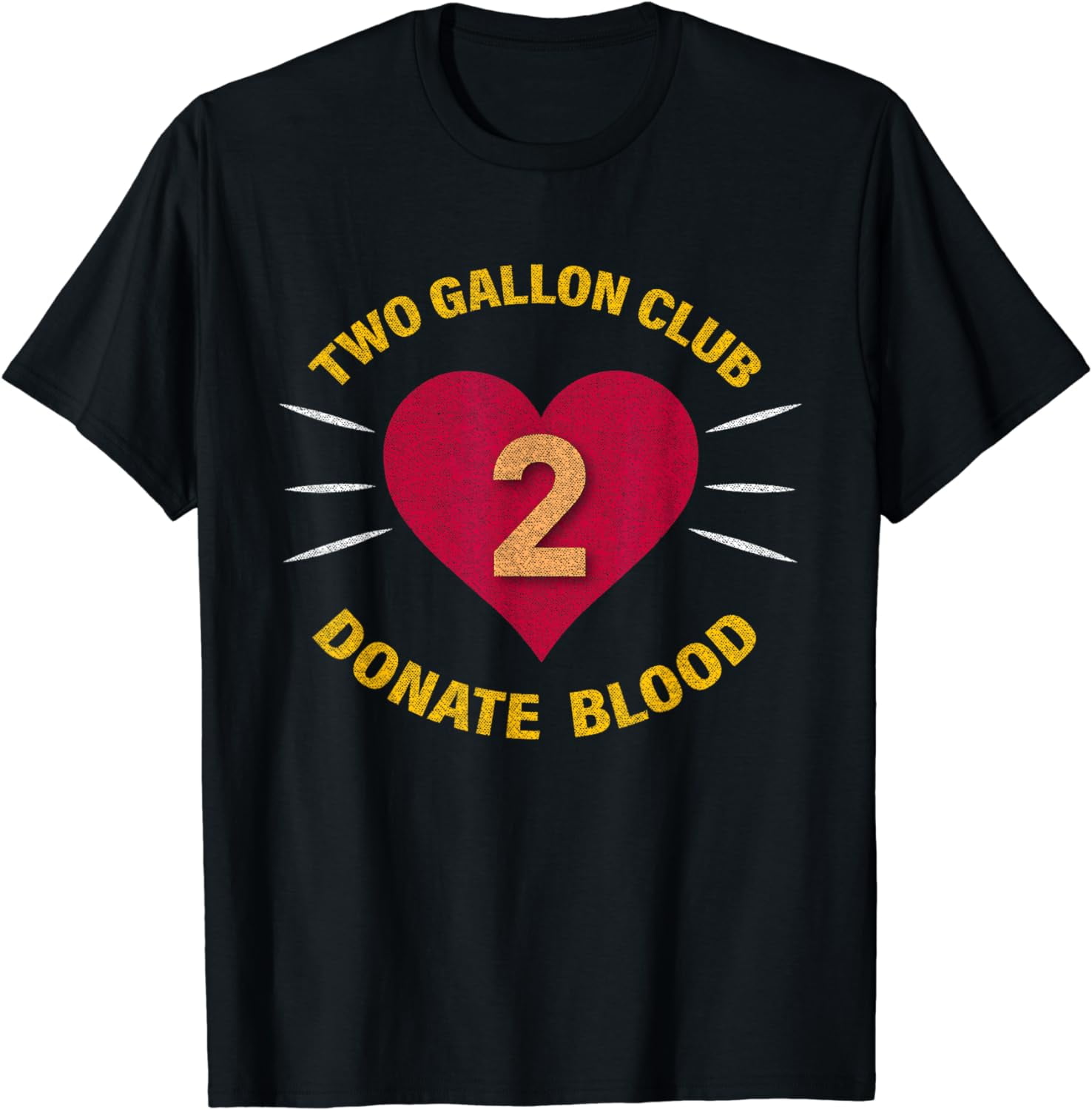 Blood Donor Two Gallon Club T-shirt, Blood Donors Shirt - Walmart.com