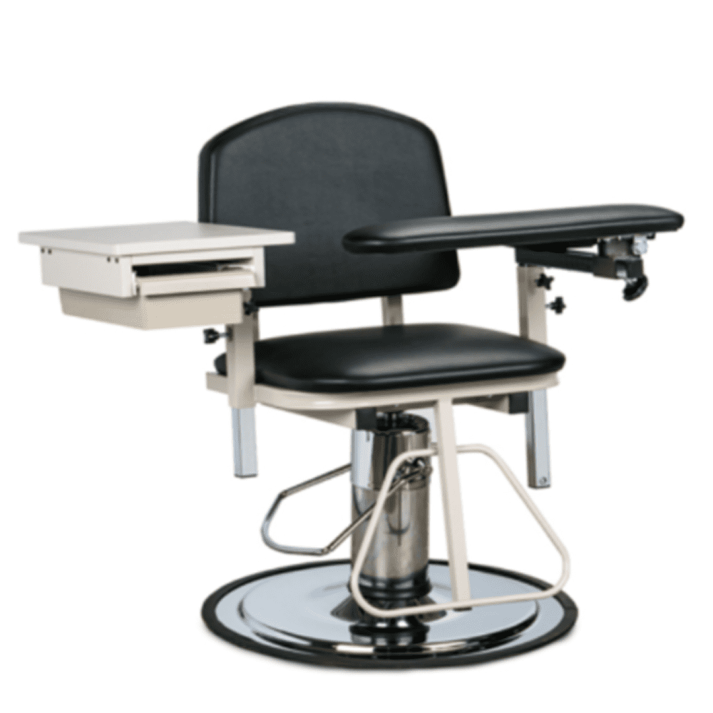 Blood Drawing Chair W/ Padded Flip Arm And Drawer - Walmart.com