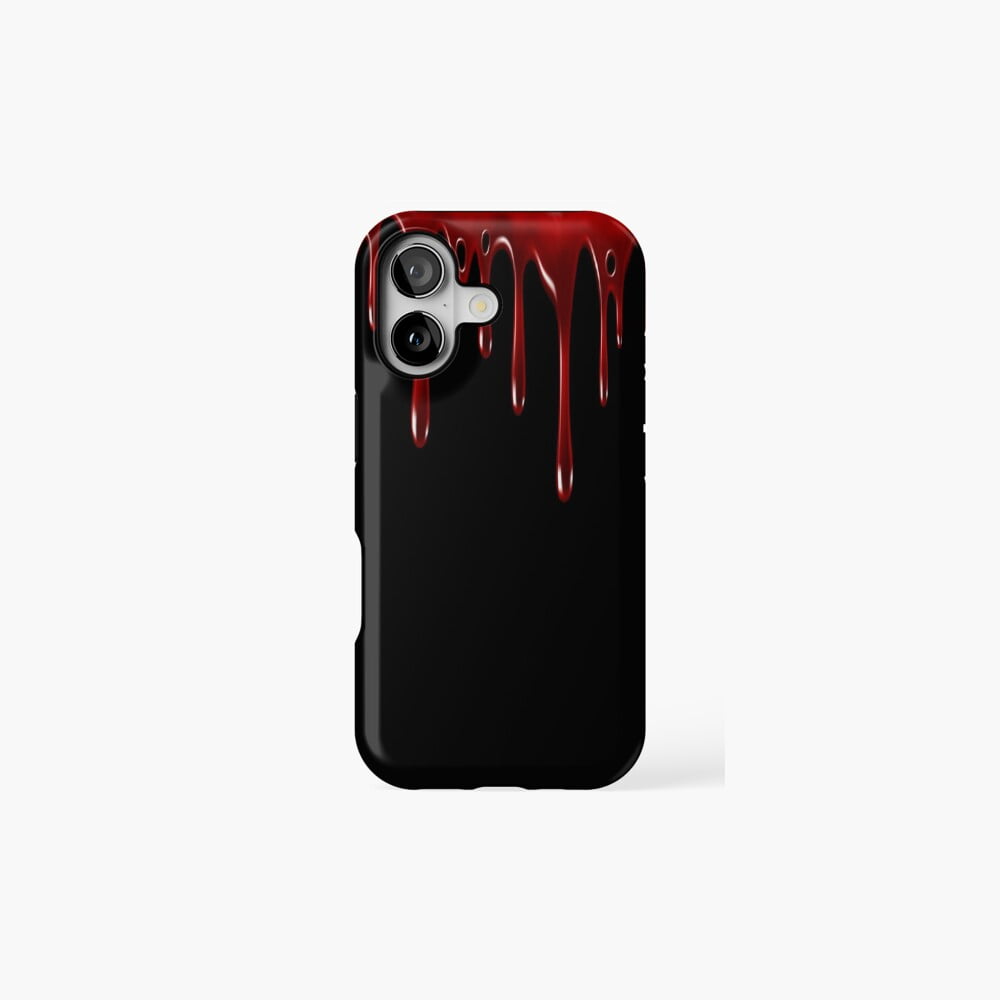 Blood Dripping Black Horror Gothic Design Universal Phone Case for ...