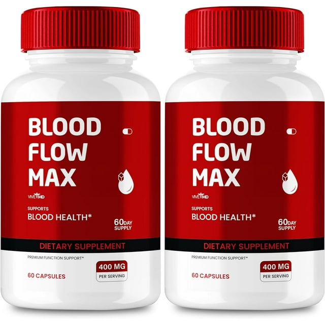 Blood Flow Max Capsules, Blood Flow Max Advanced Formula Blood Support ...