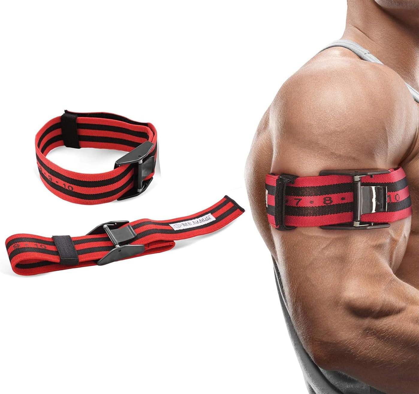 Blood Flow Restriction (BFR) Bands - Extra Wide 2" Occlusion Training ...