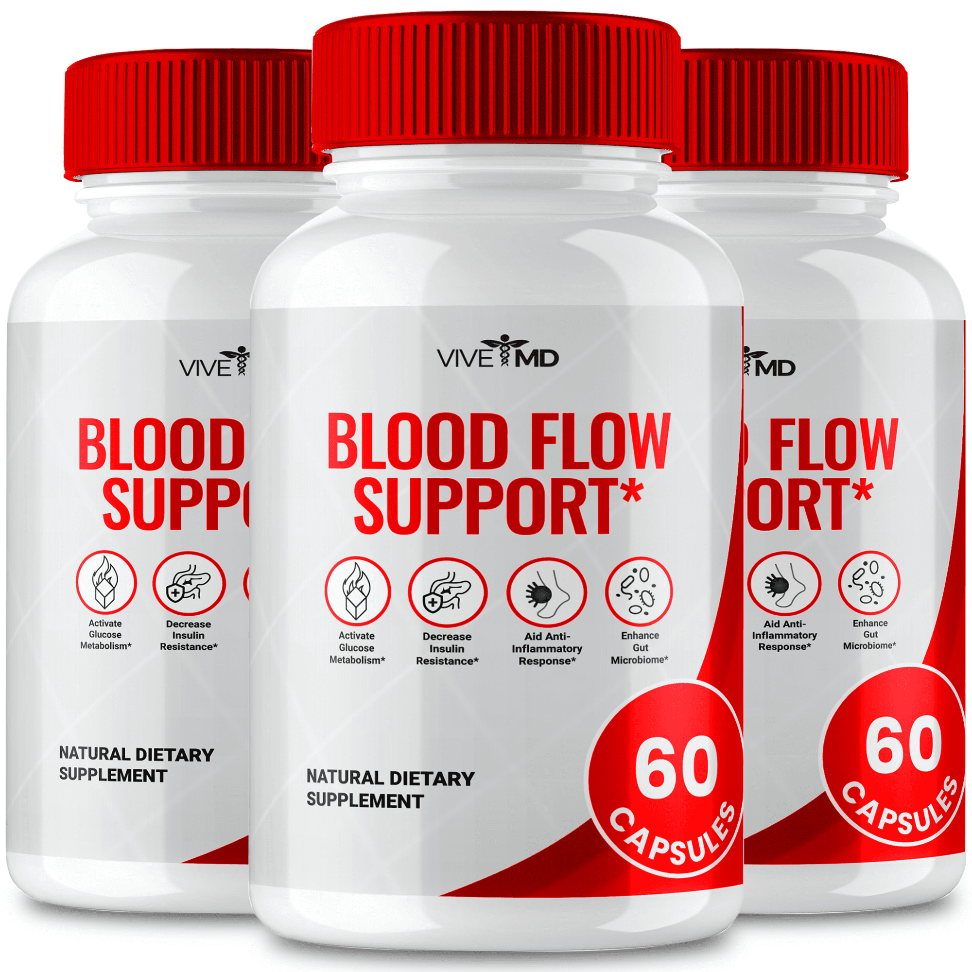 Blood Flow Support Capsules, Blood Formula Support Supplement Pills ...