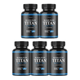 Blood Flow Titan Boost Pro Mens Blood Flow Supplement - 5 Bottles ...
