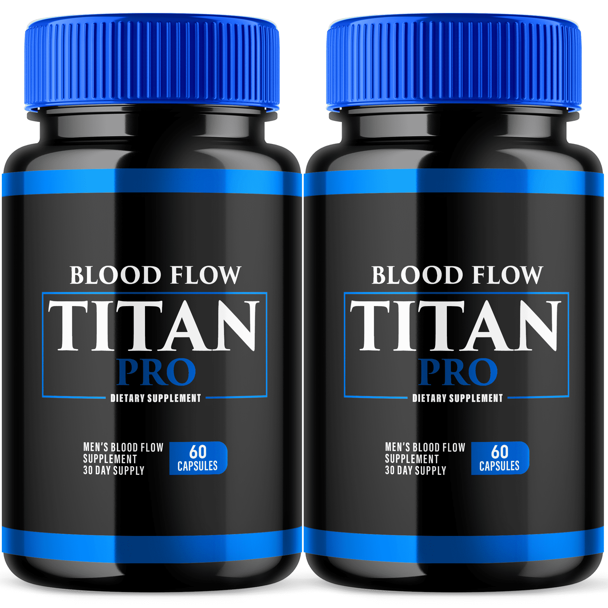 Blood Flow Titan Pro for Men Advanced Blood Support Vitamin Supplement ...