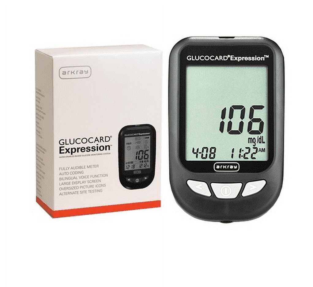 Blood Glucose Meter Kit Diabetes Testing Glucometer Blood Sugar Monitor ...