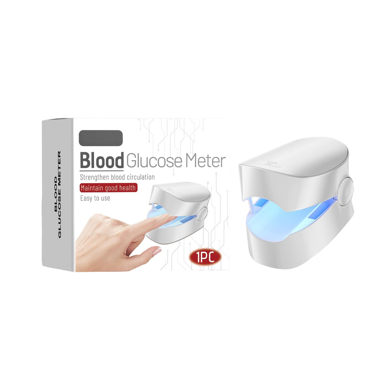 Blood Glucose Tester Monitor Diabetes Care Portable Fast Accurate ...