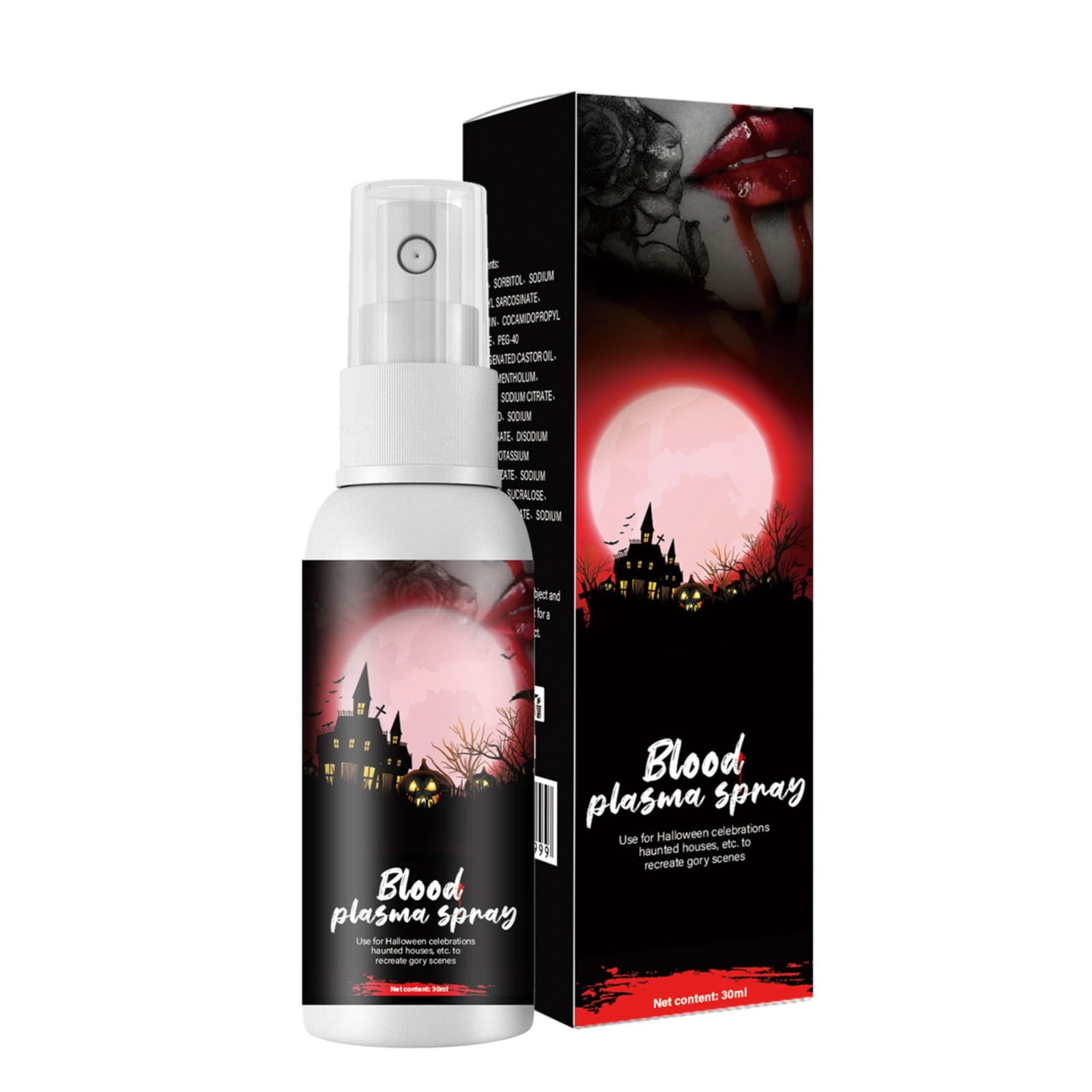 Blood Makeup Spray Halloween Universal Makeup Props Blood Splatter ...