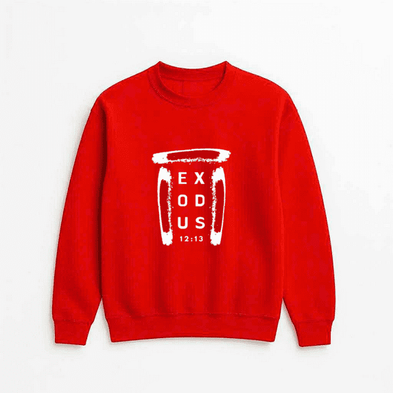 Blood Mark Story Inspired Minimal Symbolic Graphic Clean Art Sweatshirt ...