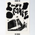 Blood Orange Poster Off WhiteBlack Poster Wall Art Modern Wall Decor ...
