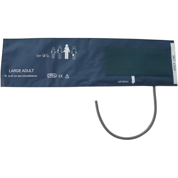 Blood Pressure Cuff Single Tube Soft Material Blue Color nibp Cuff Arm ...