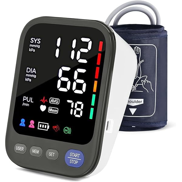 Blood Pressure Monitor, Automatic Digital Upper Arm Blood Pressure ...