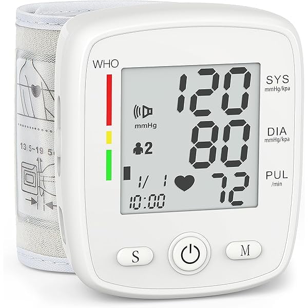 Blood Pressure Monitor Digital Wrist BP Machine Automatic BP Cuff with ...