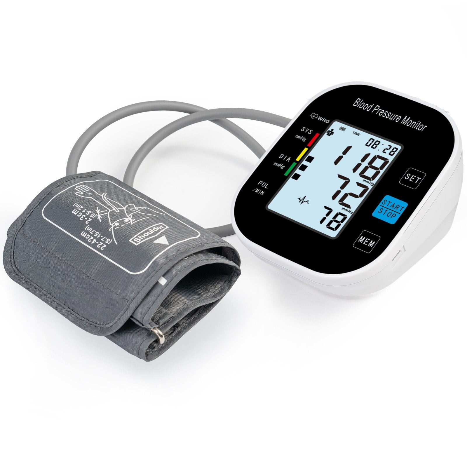 Blood Pressure Monitor for Home Use - Automatic BP Machine with Large ...