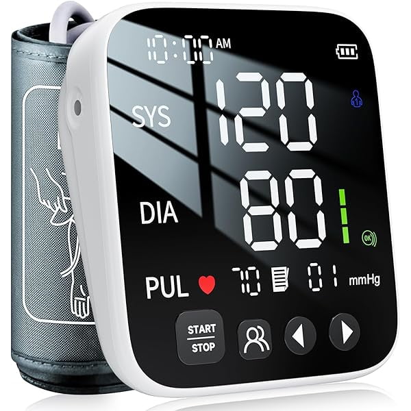 Blood Pressure Monitor for Home Use, Automatic Upper Arm BP Machine ...