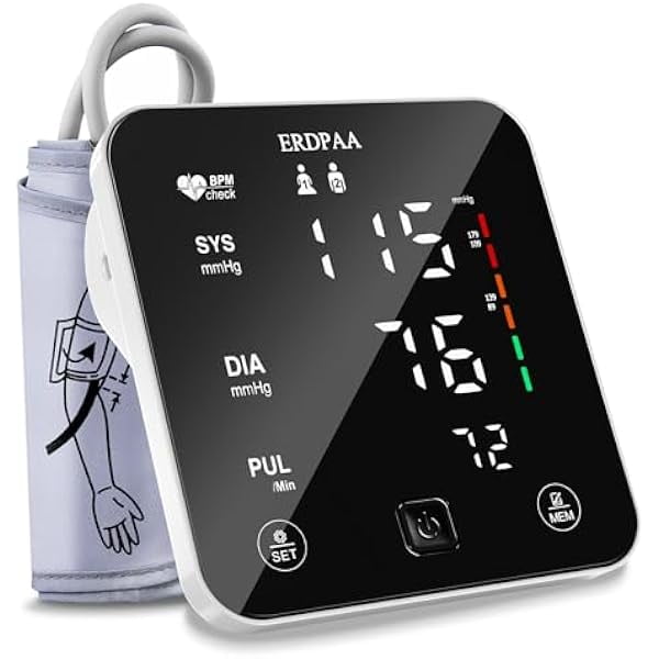 Blood Pressure Monitor for Home Use,Automatic Upper Arm High Blood ...