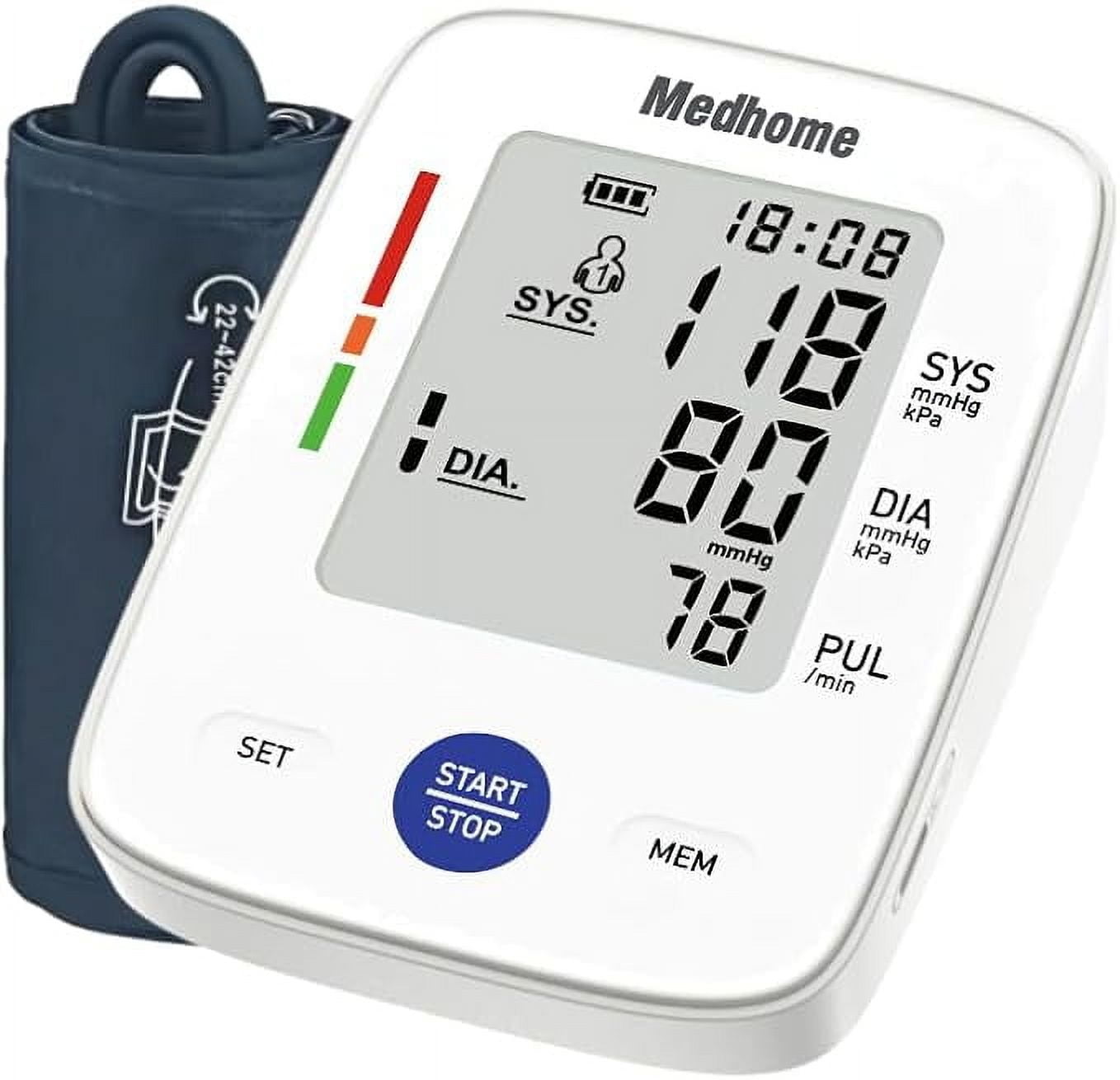 Blood Pressure Monitor for Home Use Upper Arm,Medhome blood pressure machine Upper Arm Large ...